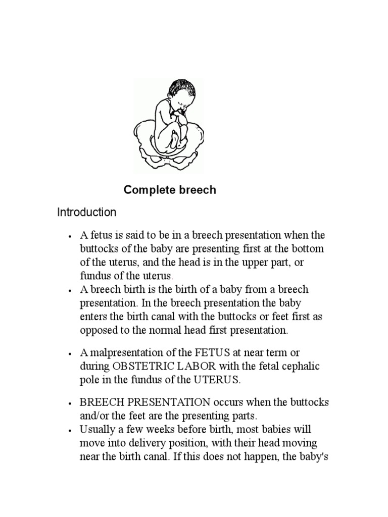 Malpresentation and Malposition- Breech | Caesarean Section | Childbirth