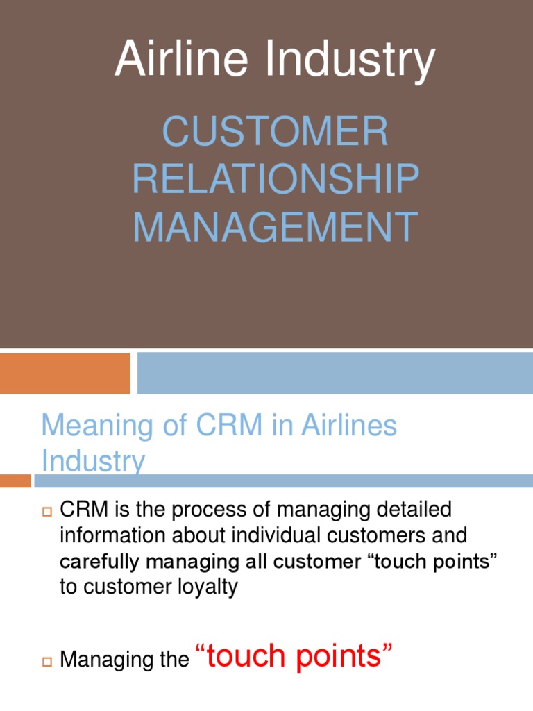 CRM Airlines | PDF | Southwest Airlines | Airlines