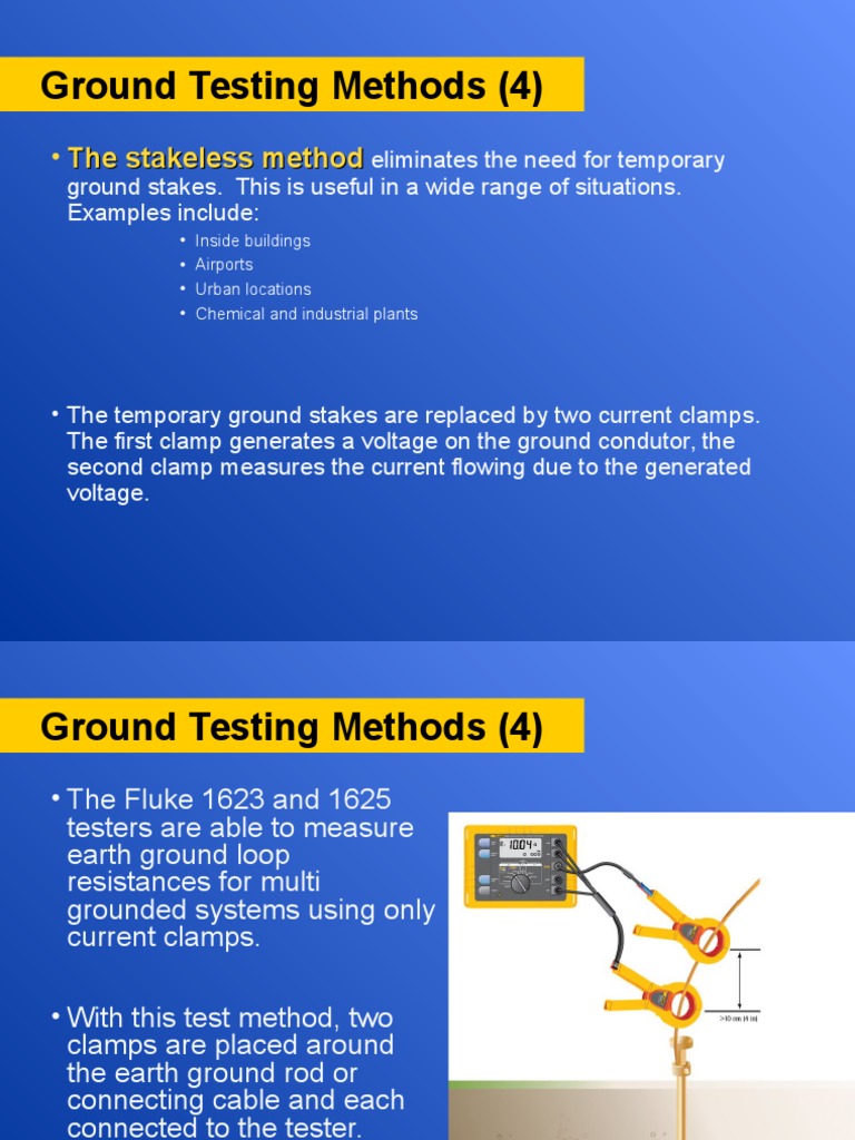 Earth (Ground) Testing Method (Part-4 of 5) | PDF