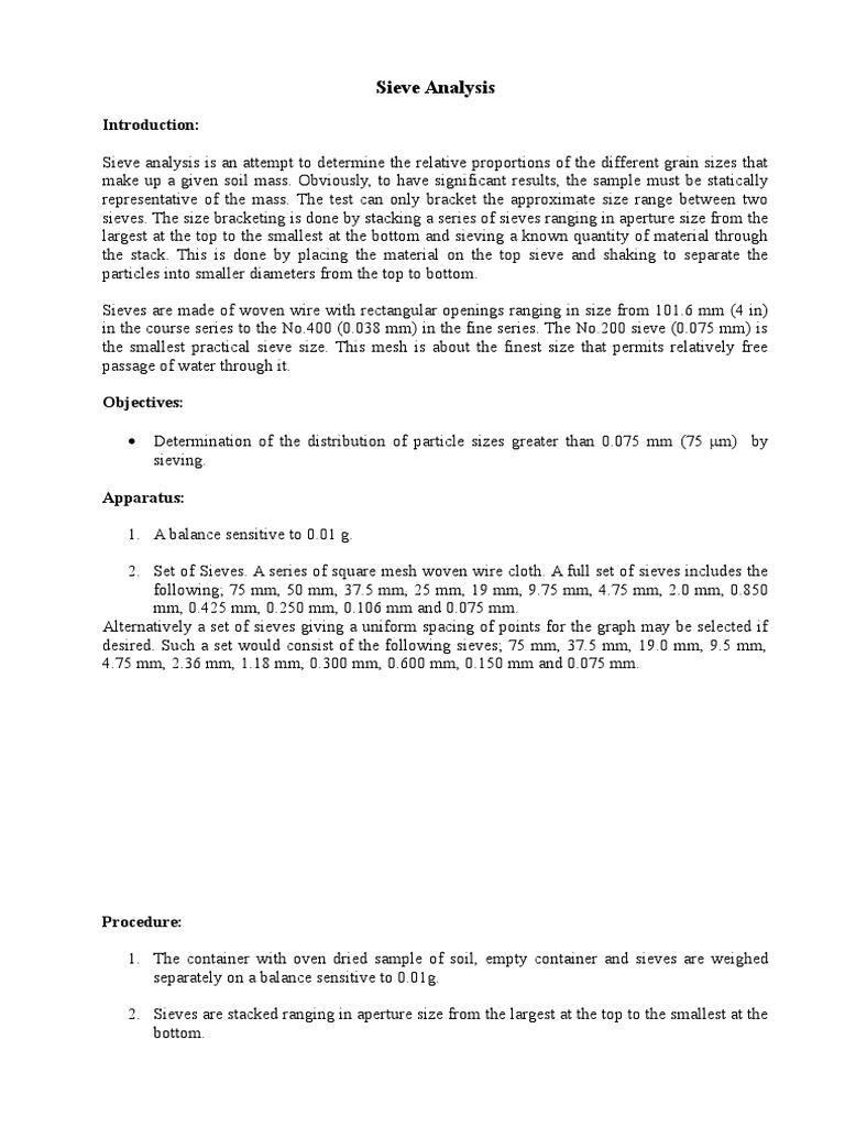 3) Sieve Analysis Test | PDF | Nature | Teaching Mathematics