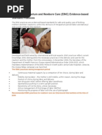 Essential Newborn Care Protocol Guide | PDF | Breastfeeding | Infants