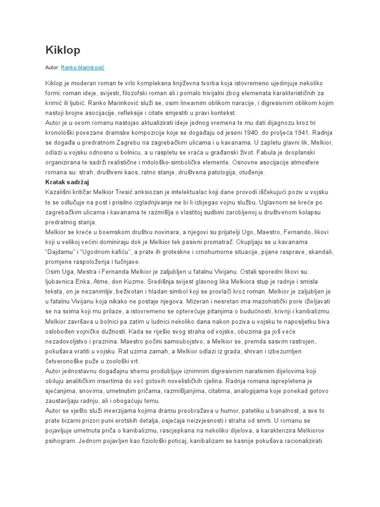 Kiklop | PDF