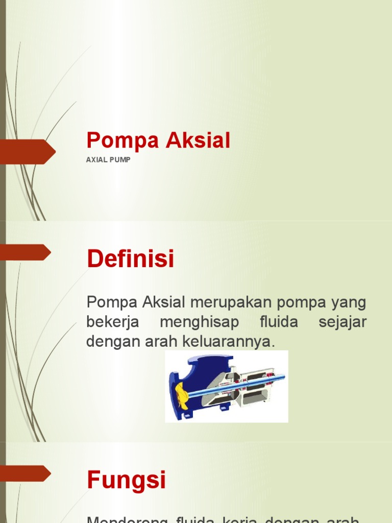 Pompa Aksial | PDF