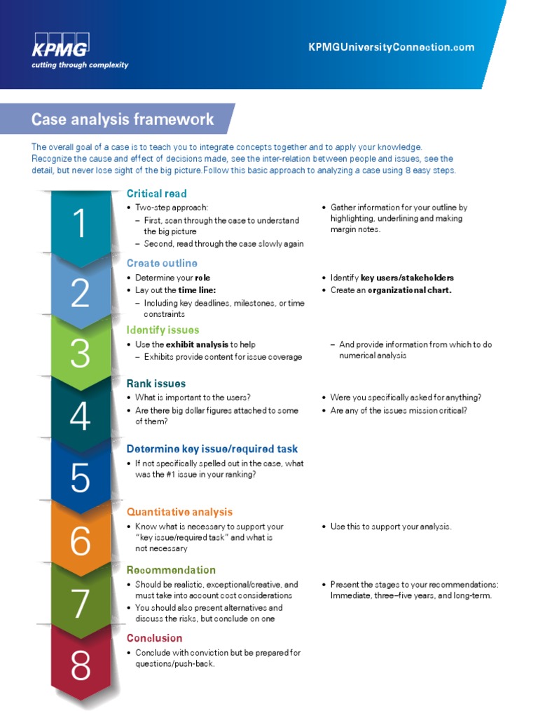 KPMG Case Analysis Presentation Guide | PDF | Limited Liability ...