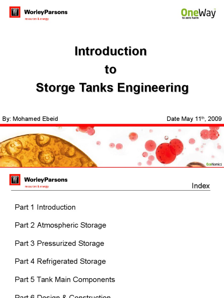 Introduction To Storage Tanks | PDF | Roof | Concrete