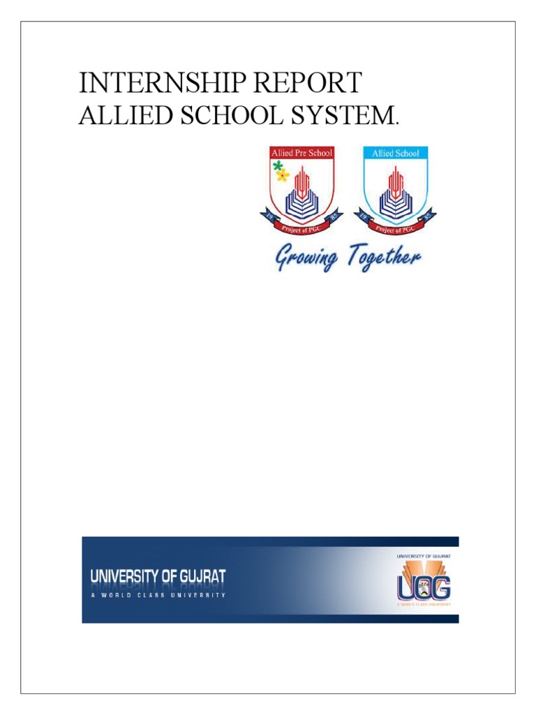 Allied School System Internship Report | PDF | Business | Schools