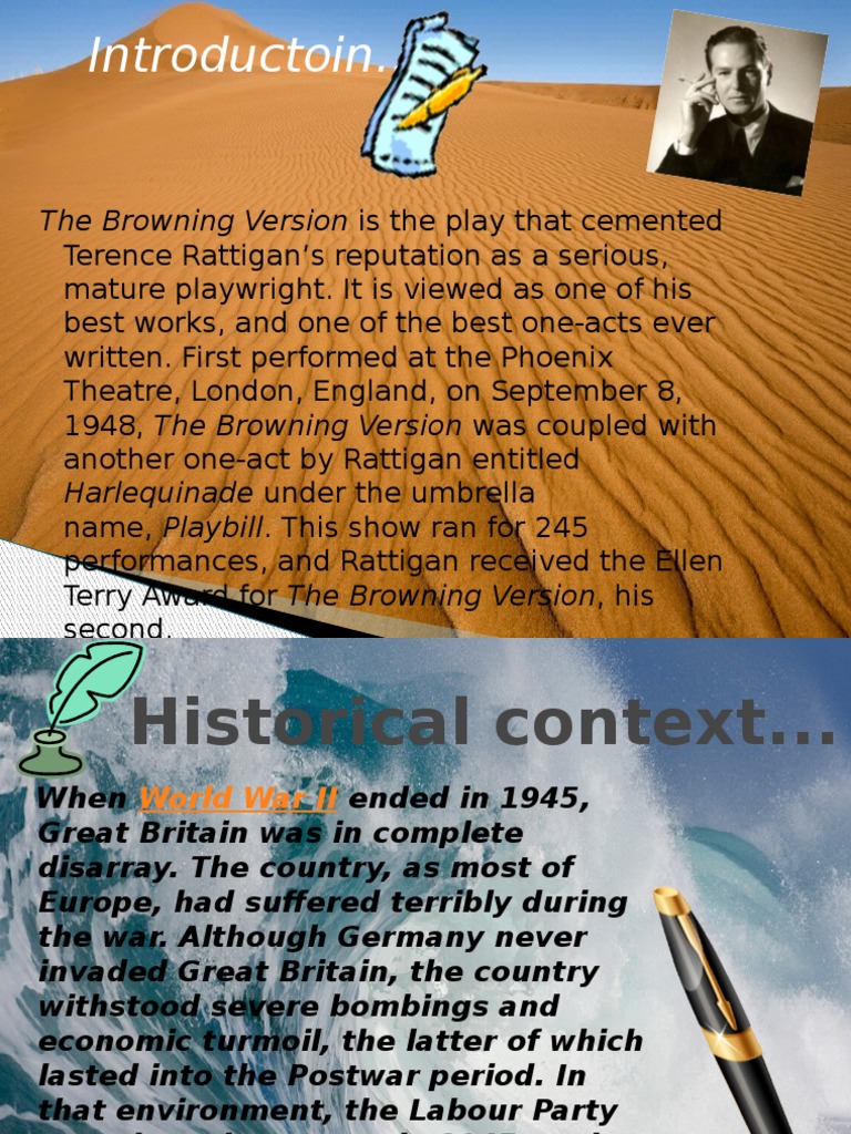 The Browning Version | PDF