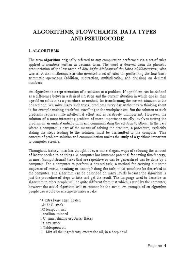Algorithms | Download Free PDF | Control Flow | Algorithms