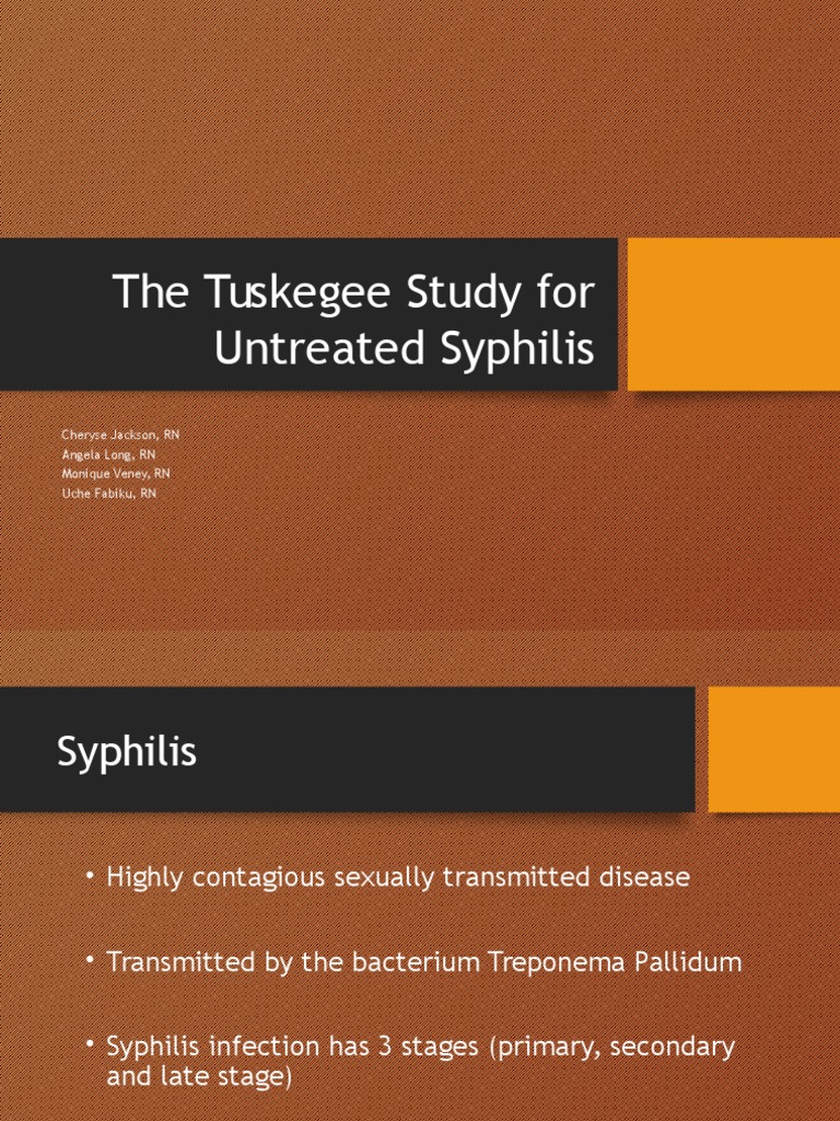 500 The Tuskegee Syphilis Study | PDF | Medical Specialties | Health ...