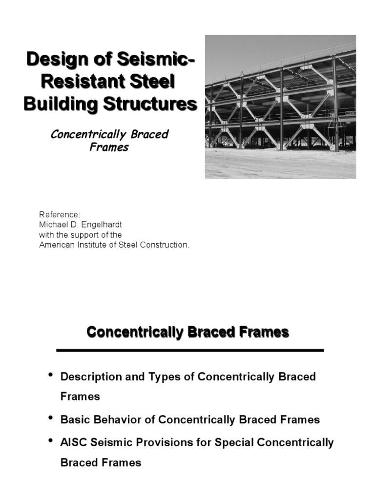 Special Concentrically Braced Frame Design | PDF | Buckling | Column