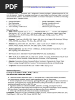 Tibco Spotfire Sample Resume 1 | PDF | Visualization (Graphics ...