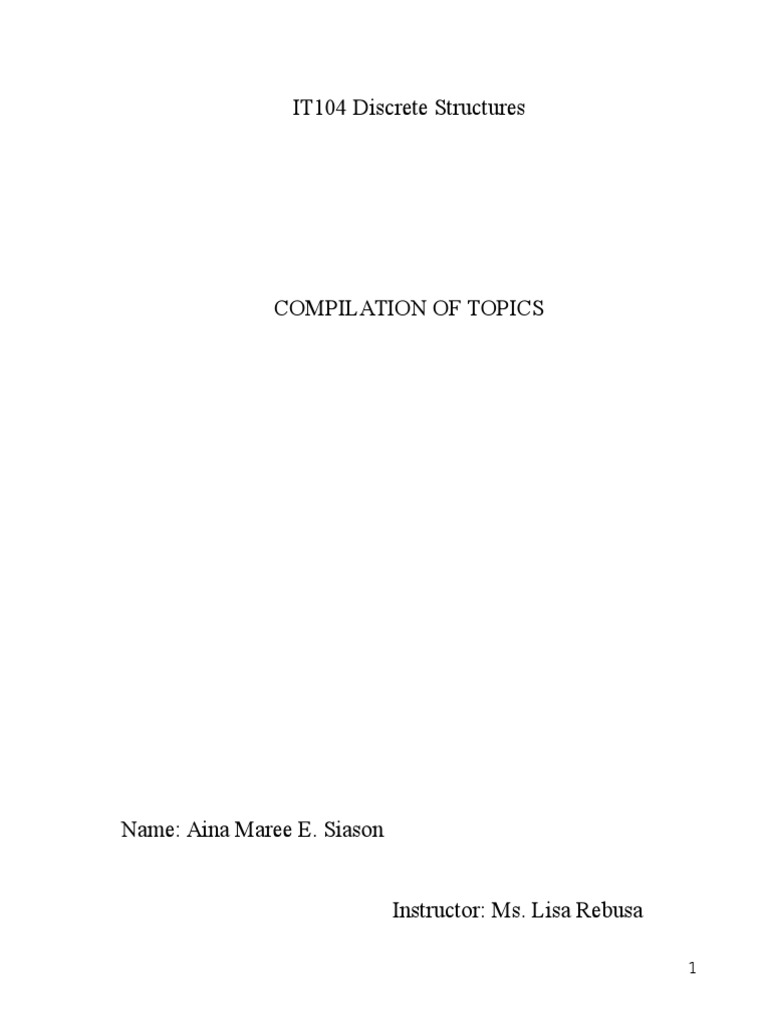 It104 Discrete Structures Pdf Parameter Computer Programming Pointer Computer Programming