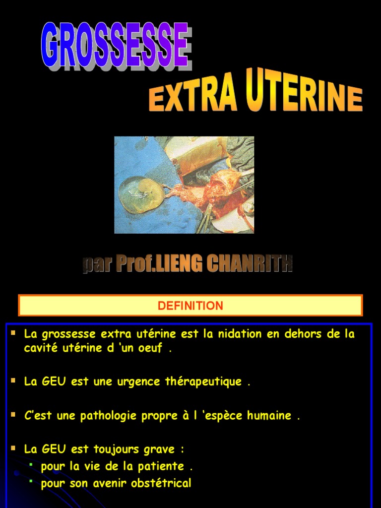 GEU08 | PDF | Utérus | Grossesse