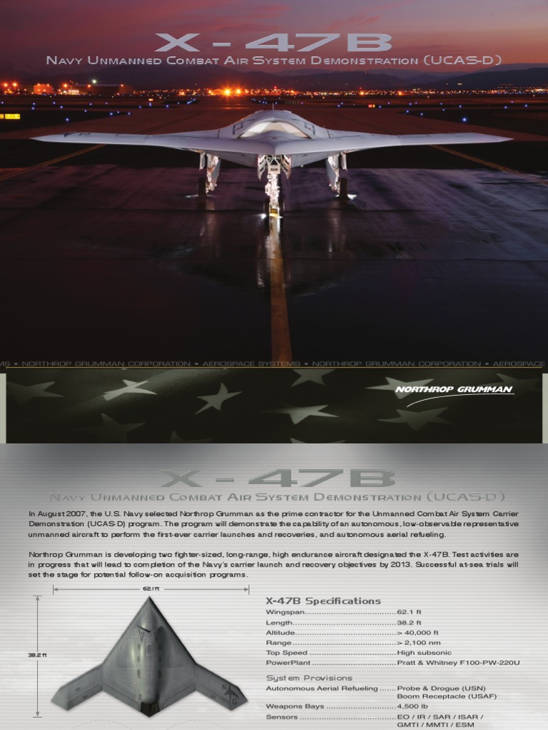 X-47B Top Speed and Specifications | PDF