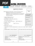 Proforma For Application For Declaration of Probation | PDF