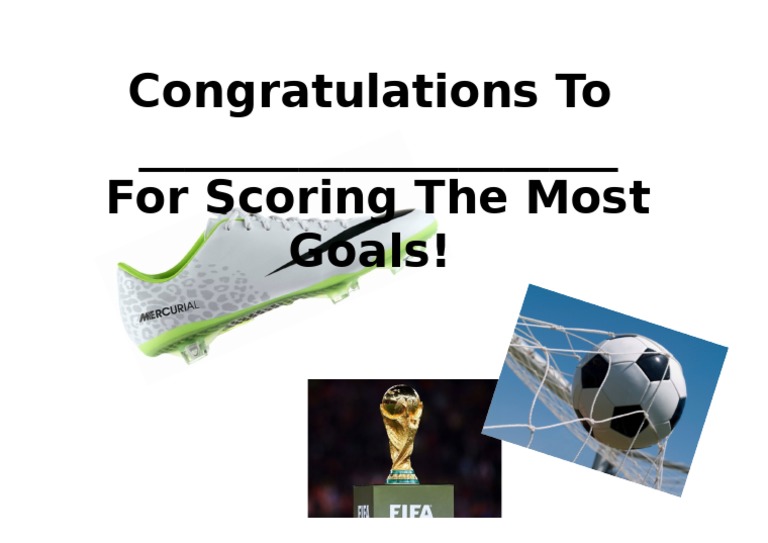 Certificate Football Top Scorer | PDF