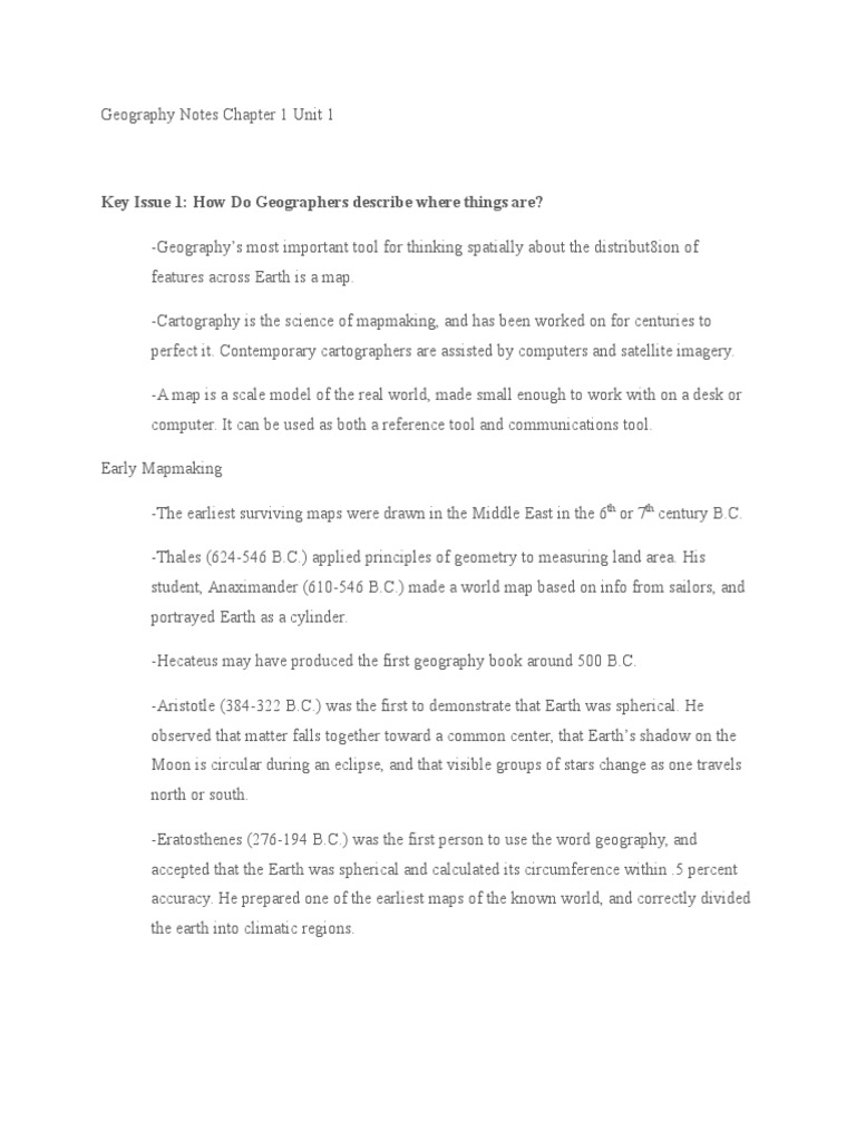 Geography Tools and Concepts Overview | PDF | Geography | Climate