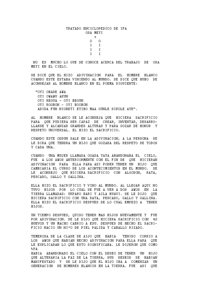 Enciclopedia Osa Meji | PDF | Religión y espiritualidad | Novela negra ...