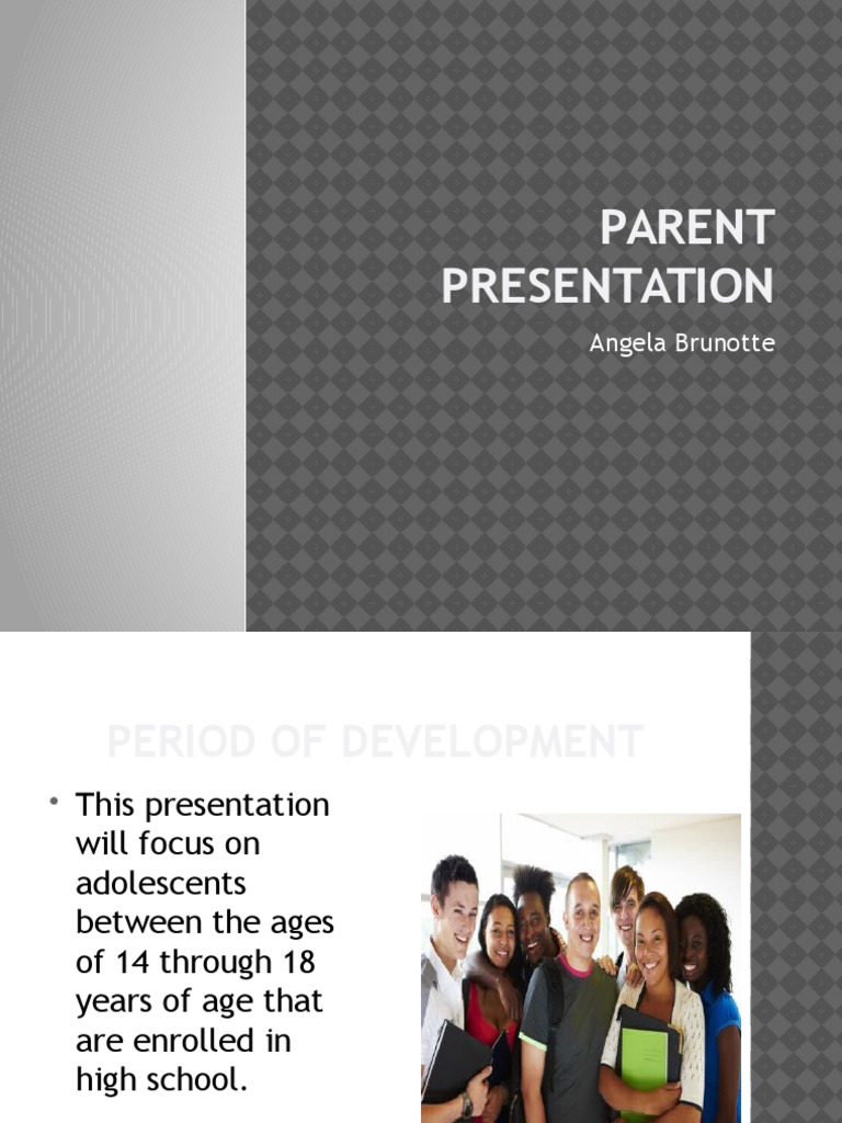 Parent Presentation | PDF | Schools | Teachers