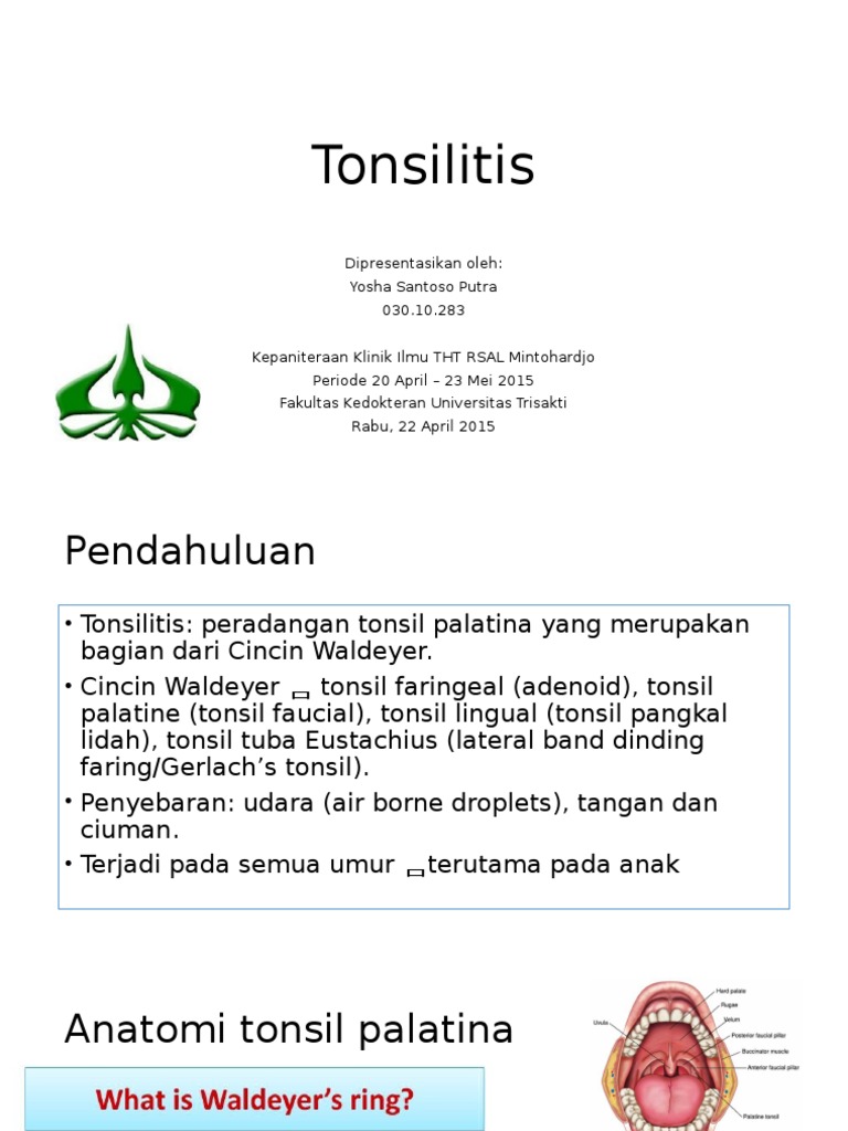 Tonsilitis | PDF
