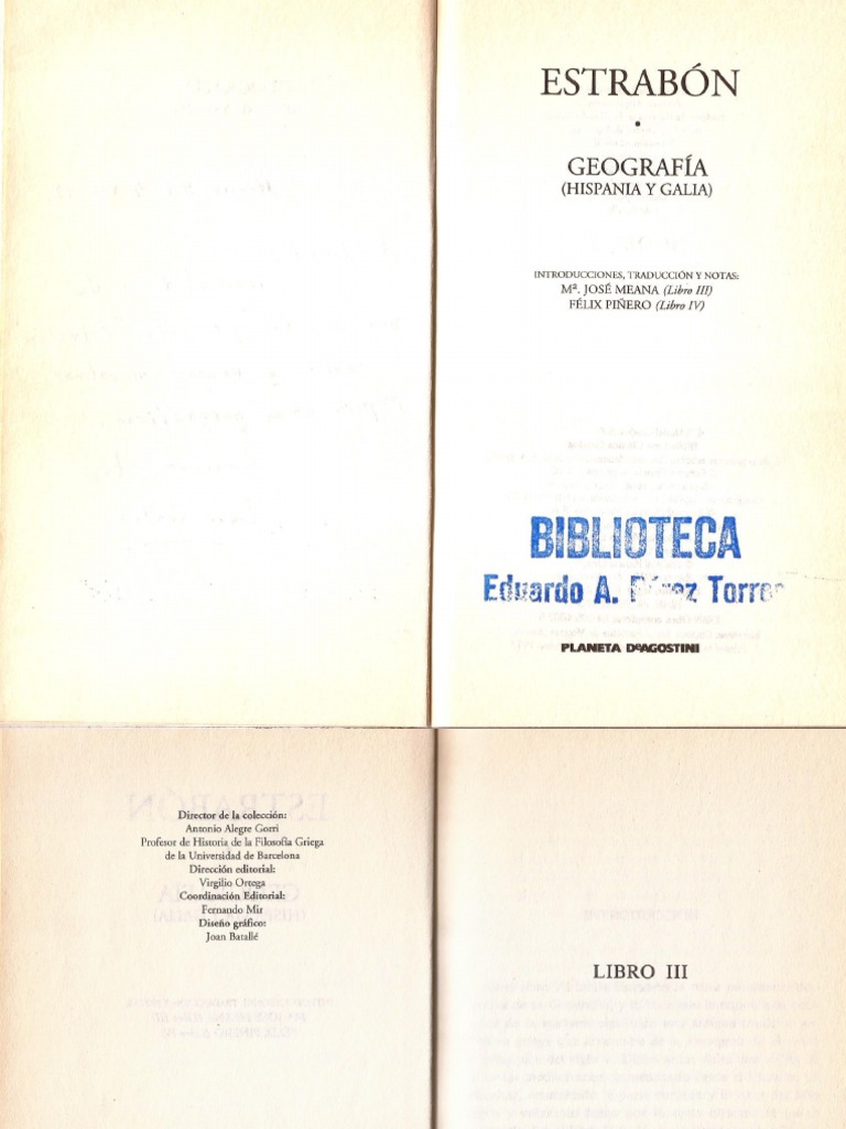 Estrabón Ed. Planeta | PDF