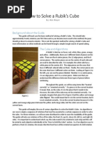 3x3 Rubik's Cube Printable Guide | PDF