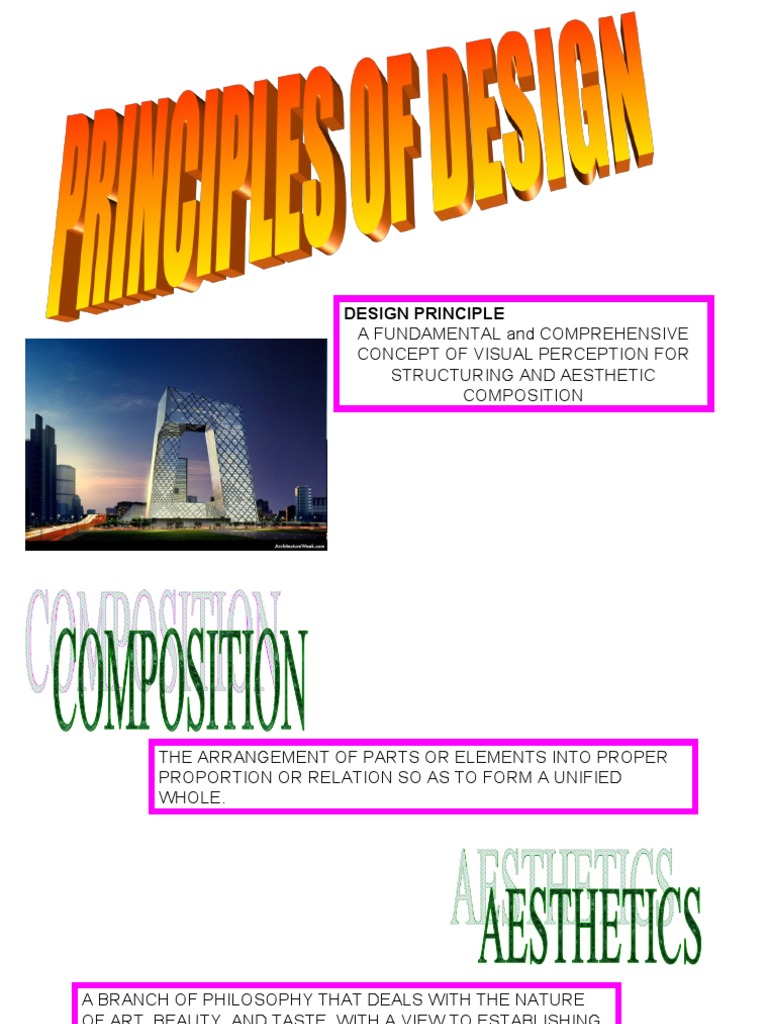 Design Principle: A Fundamental and Comprehensive Concept of Visual ...