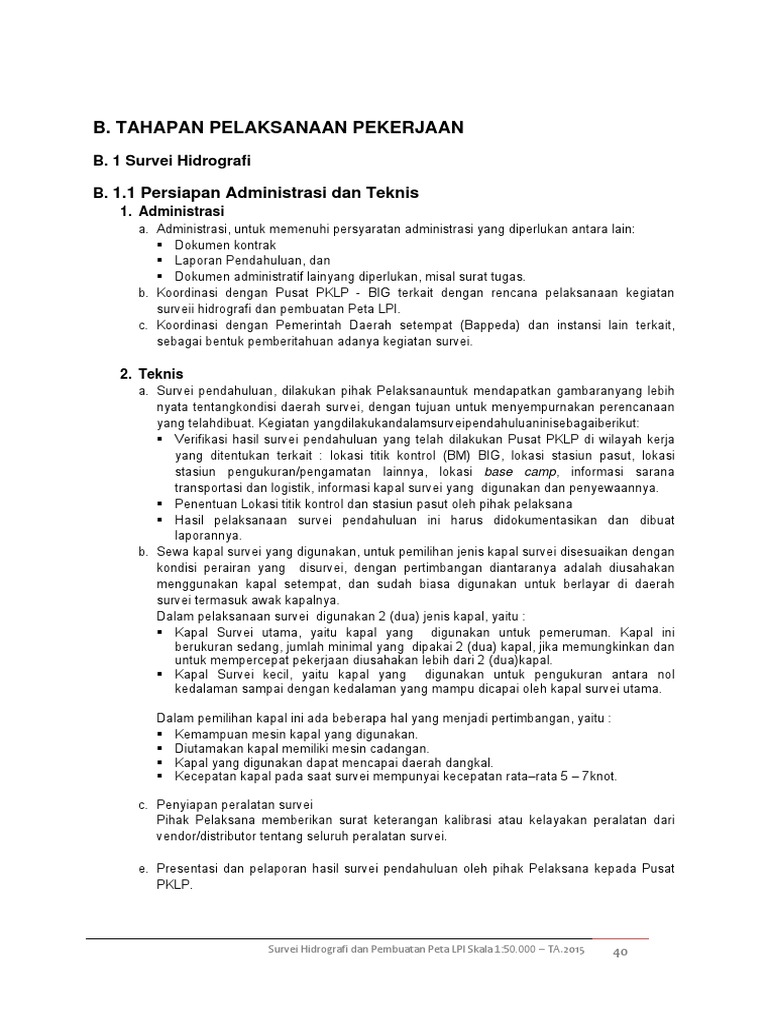 Survei Hidrografi & Peta LPI 2015 | PDF | Sains & Matematika | Komputer
