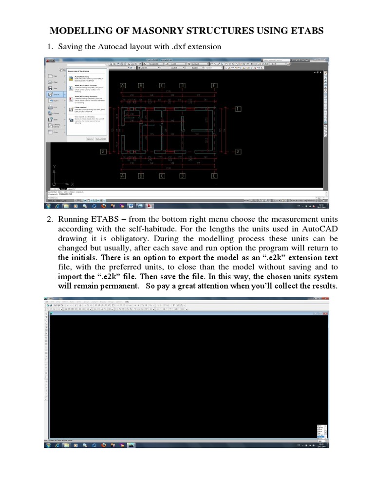 ETABS Masonry Structure Modeling Guide | PDF | Cartesian Coordinate ...