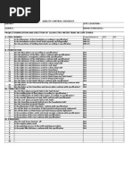 031 Steel Structure Checklist | PDF | Building Materials | Materials
