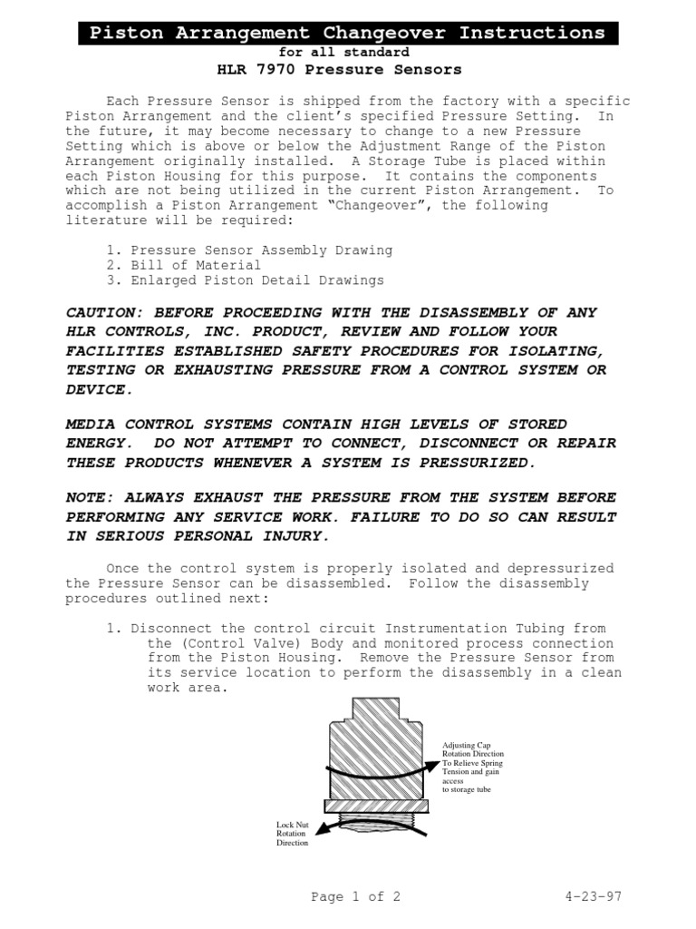 HLR 7970 PDF | Download Free PDF | Piston | Instrumentation