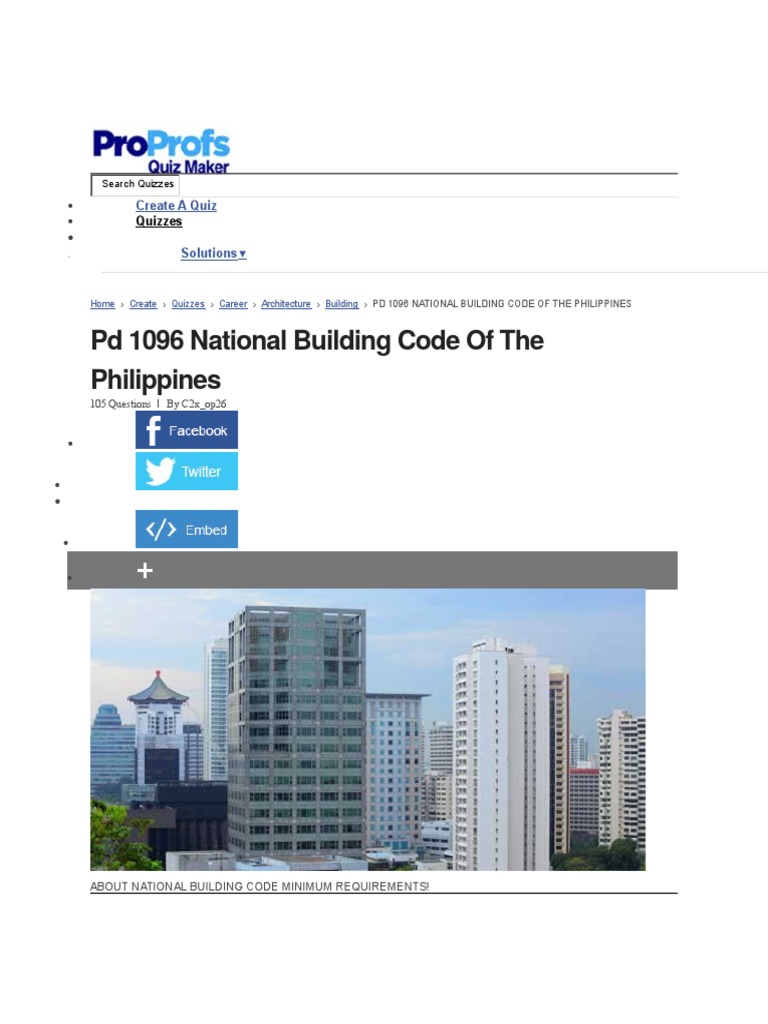 Building Code Quiz | PDF | Basement | Stairs