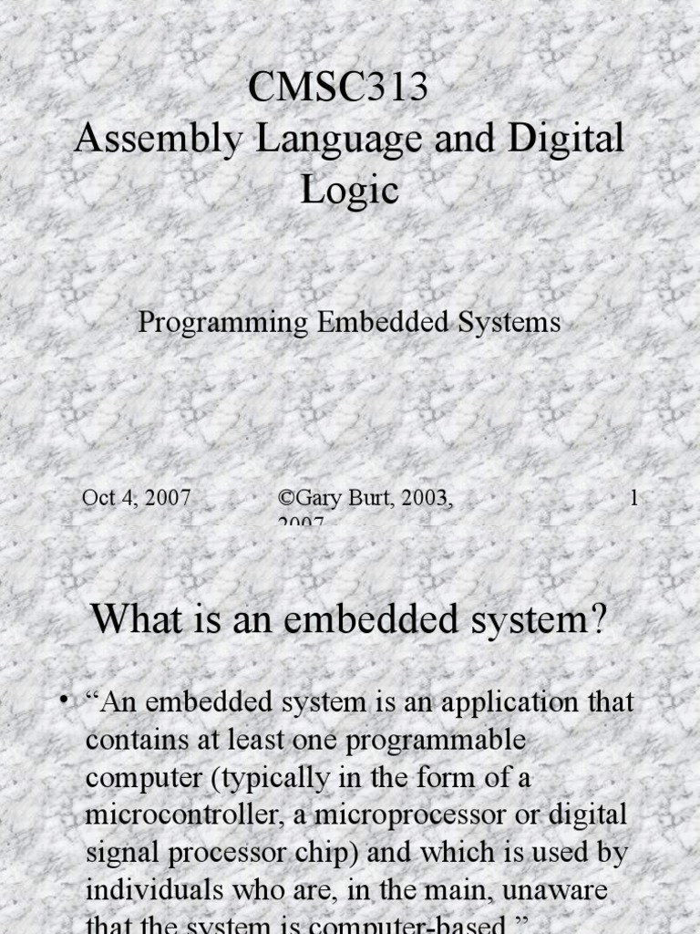 Introduction To Embedded Systems Pdf Embedded System Microcontroller