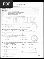 HSC Maths Practice Questions 2020 | PDF | Volume | Regression Analysis