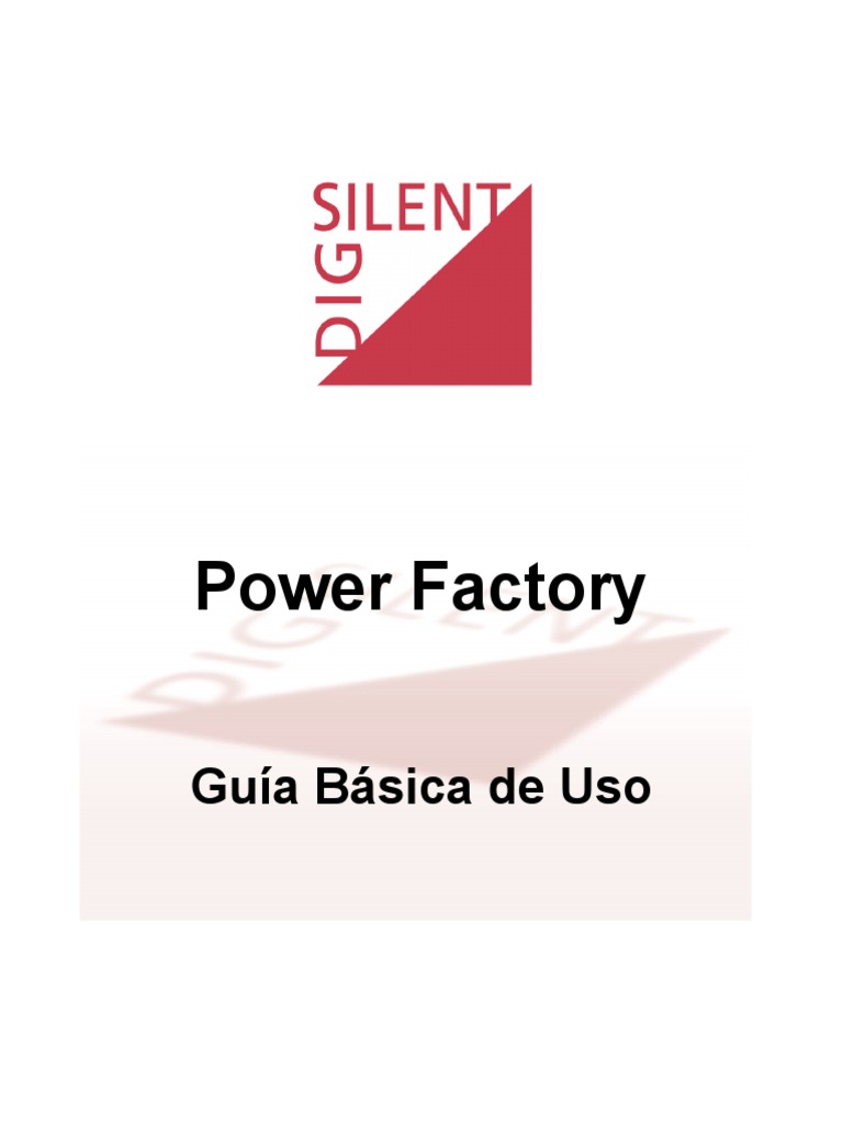 Guía Básica de DIgSILENT Power Factory | PDF | Energia electrica ...