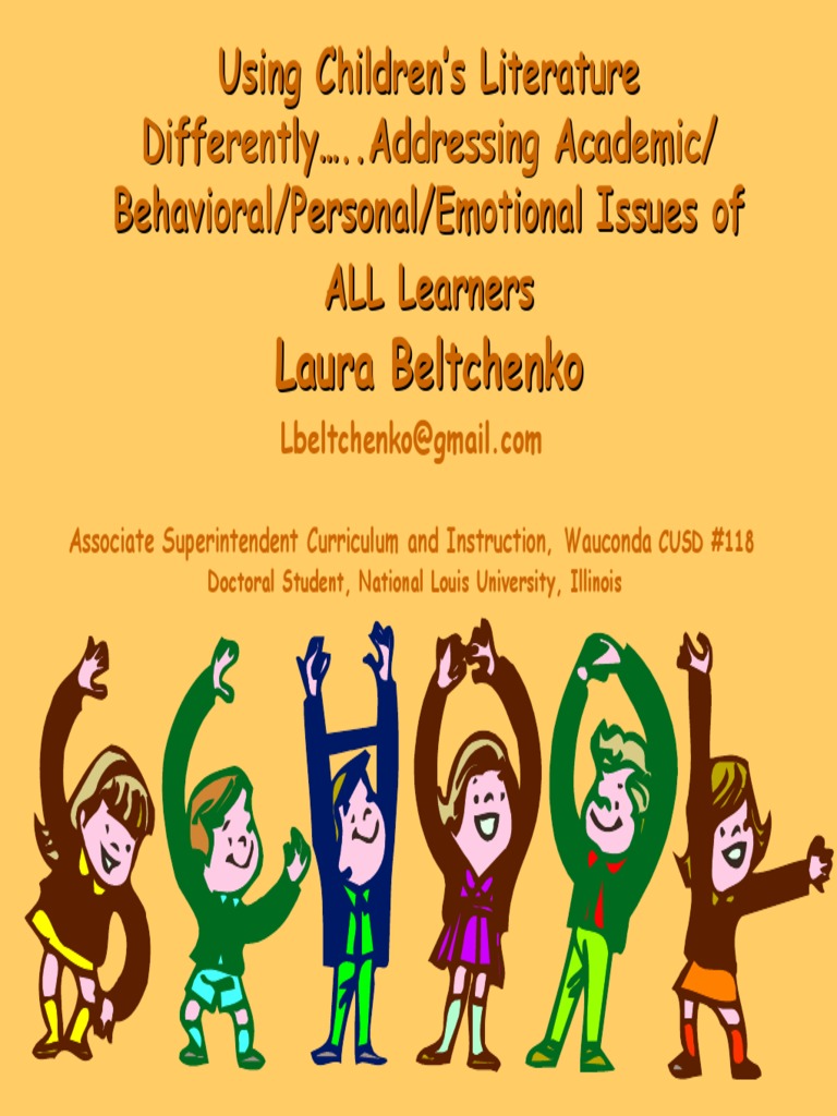 Using children's literature to develop social-emotional skills | PDF ...