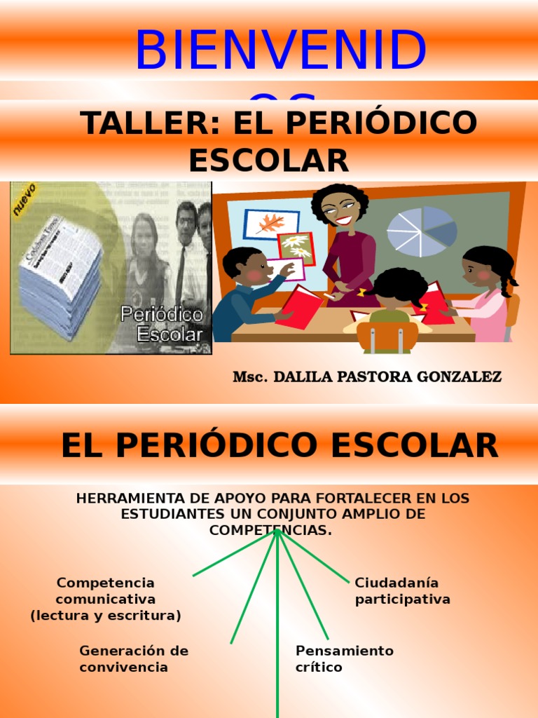 Presentación1 Periodico Escolar | PDF | Periódicos | Publicación