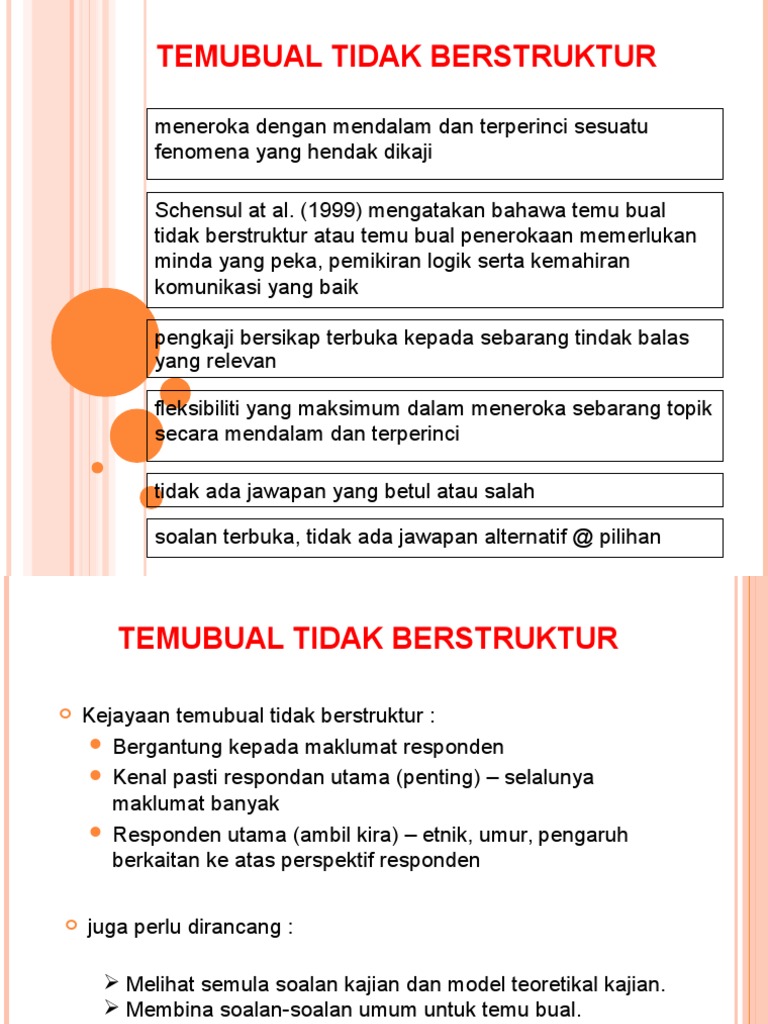 Temubual Tidak Berstruktur 3 | PDF | Karier & Perkembangan