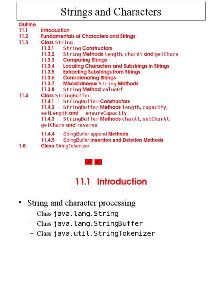 Strings and Characters: String String | PDF | String (Computer Science ...