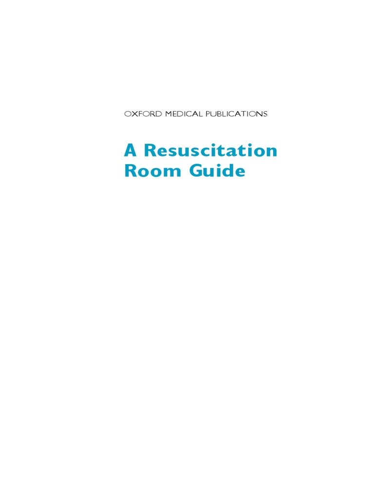 A Resuscitation Room Guide: Oxford Medical Publications | Download Free ...