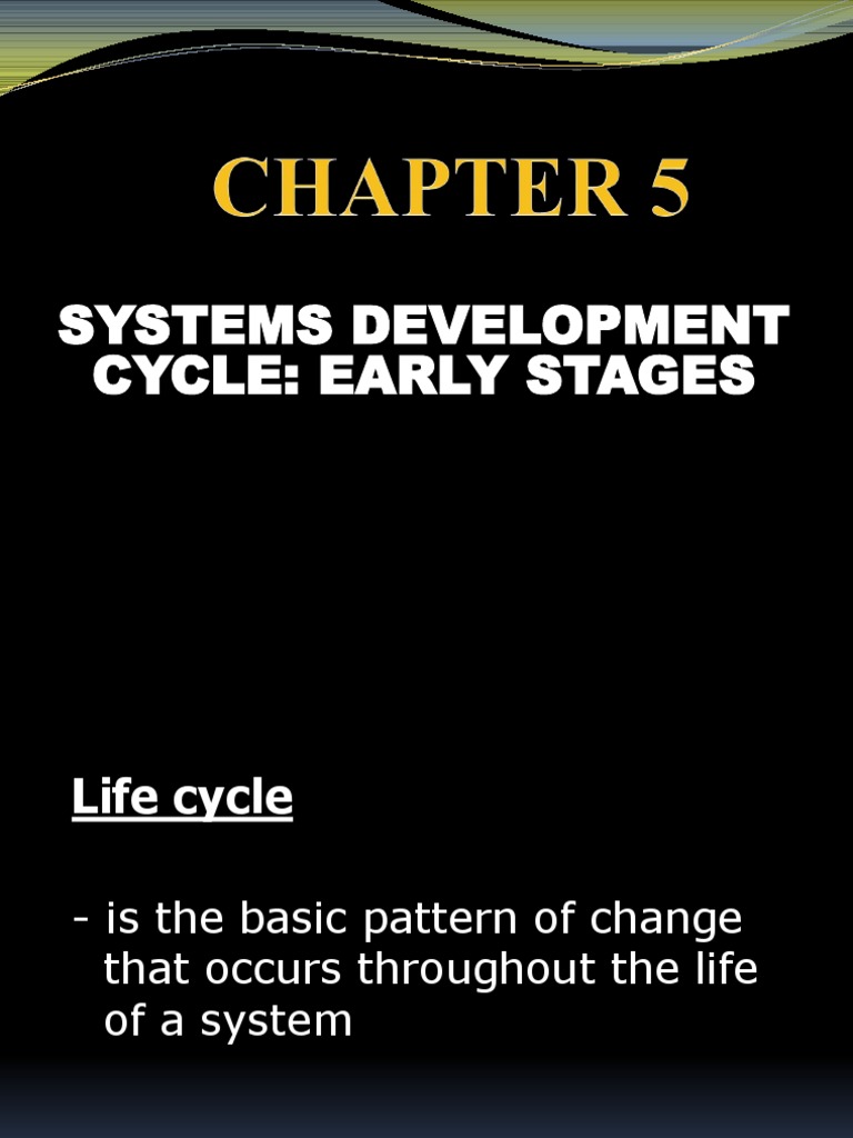 Systems Development Cycle: Early Stages | PDF | Product Lifecycle ...
