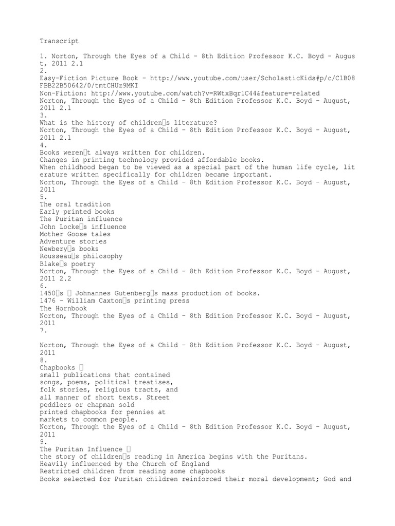 History of Children Literature | PDF | Brothers Grimm | Fairy Tales