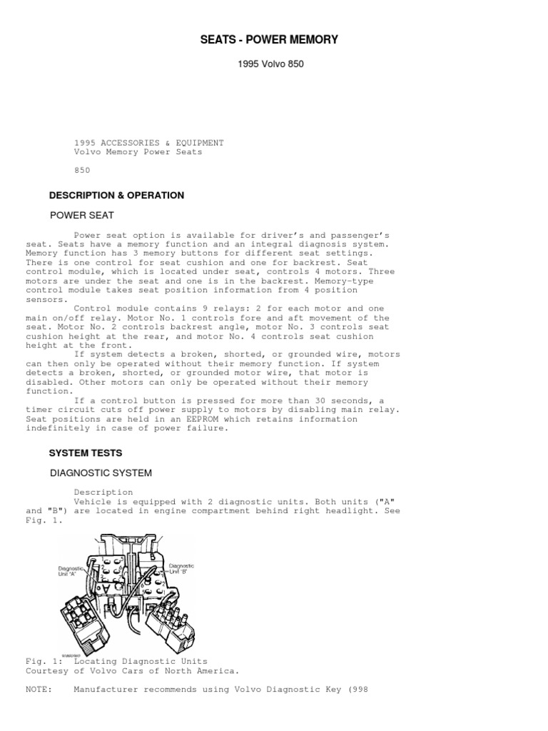 Power Seats Memory | PDF | Transmission (Mechanics) | Electrical Connector