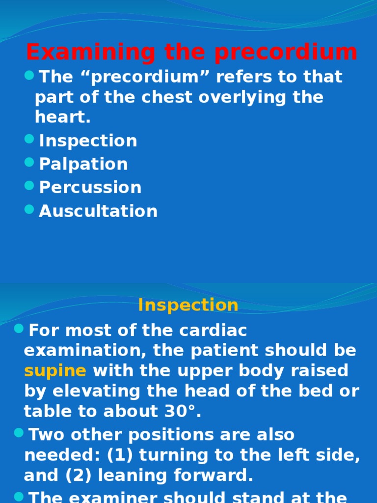 Precordium