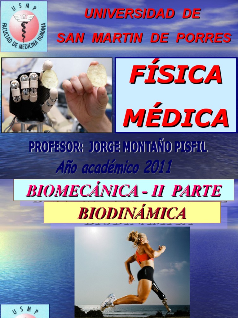 2º Biomecanica II - Fisica Medica (12!08!11) | PDF | Movimiento (física ...
