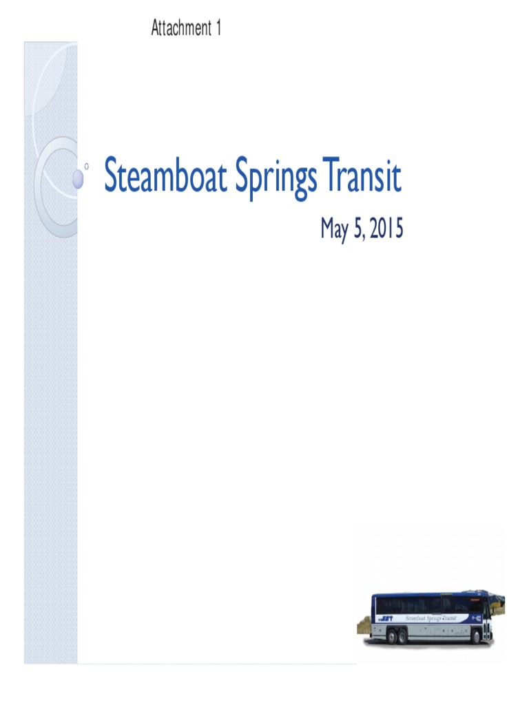 Bus Presentation | PDF | Public Transport | Taxes