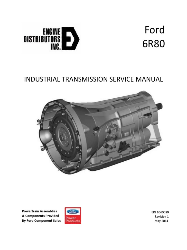 6R80 Service Manual | PDF | Computers | Technology & Engineering