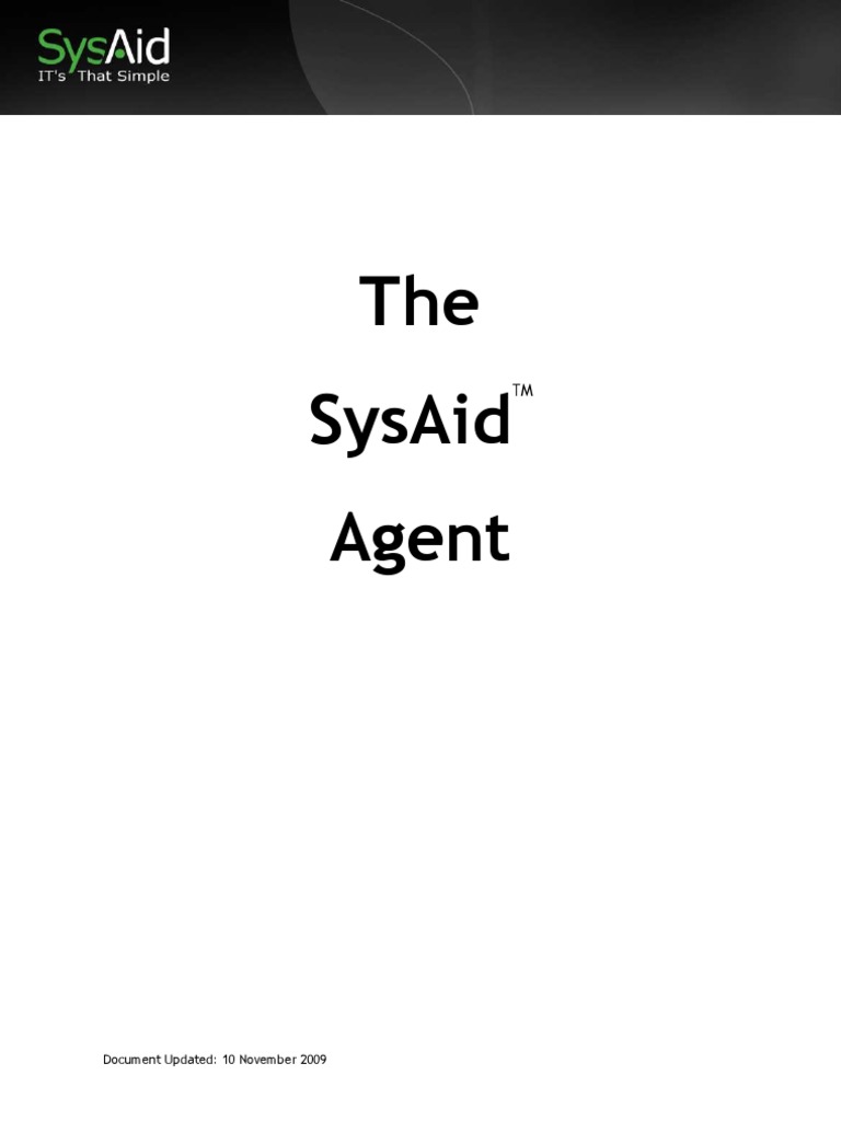 Sysaid Agent | PDF | Mac Os | Computer Network