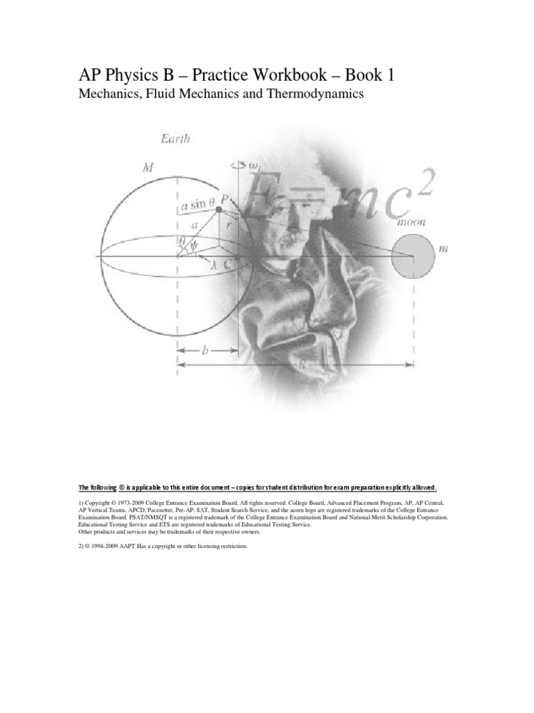 AP Physics B - Practice Workbook 1 | PDF | Acceleration | Velocity