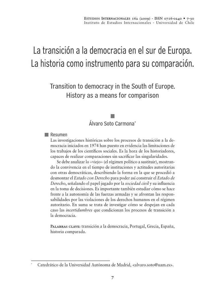 Transición A La Democracia en Europa Del Este | PDF | España franquista ...